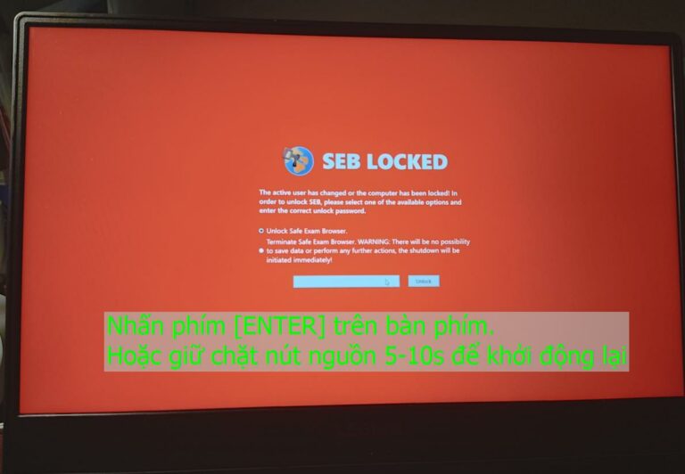 Hướng dẫn cài đặt phần mềm SEB (Safe Exam Browser) để kiểm tra và thi ...