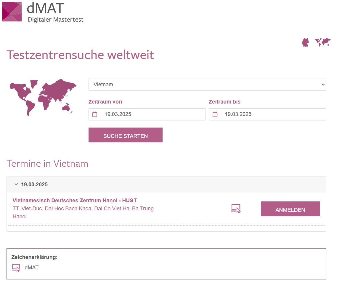 Thông báo thi dMAT - CLC - ĐHBKHN